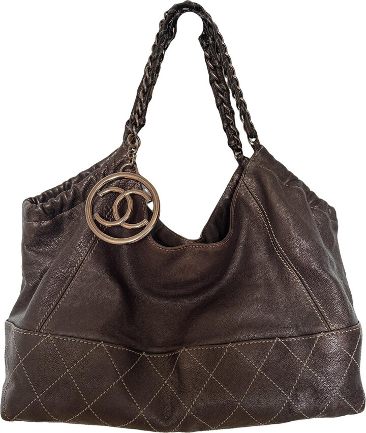 Chanel Coco Cabas leather tote - ShopStyle