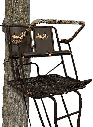 Muddy The Partner Deer Hunting Ladderstand, 17 Foot 2 Person Climbing ...