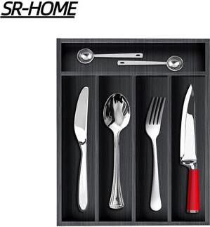 SR-HOME Wood Silverware Drawer Divider Organizer - ShopStyle Pantry ...