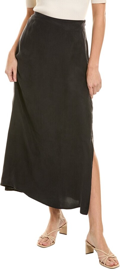 Splendid Orla Satin Maxi Skirt - ShopStyle