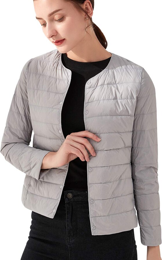Peuignao Lightweight Down Jacket Womens Ultra Light Packable Down ...
