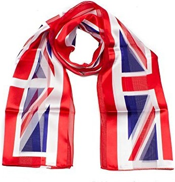 Mytoptrendz® Union Jack Flag Union Scarf Patriotic Soft Lightweight ...