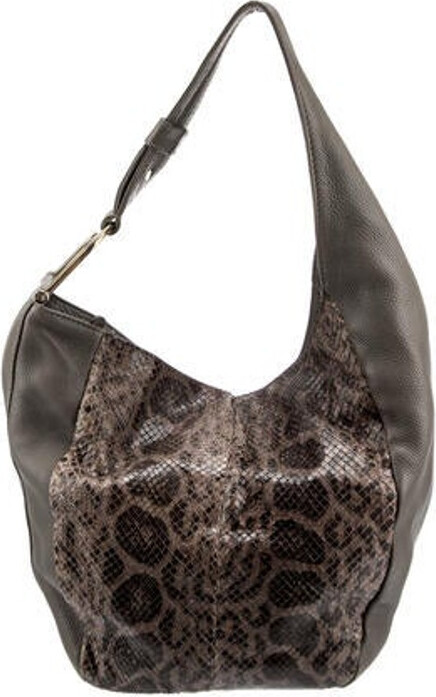 Gucci Medium Python Greenwich Hobo - ShopStyle