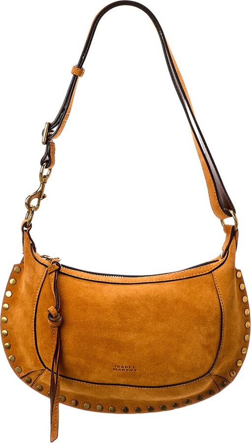 Isabel Marant Oskan Moon Suede Hobo Bag - ShopStyle