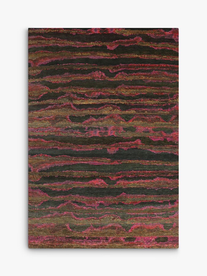 Gooch Luxury Ombre Stripe Wool Silk Rug, Multi - ShopStyle