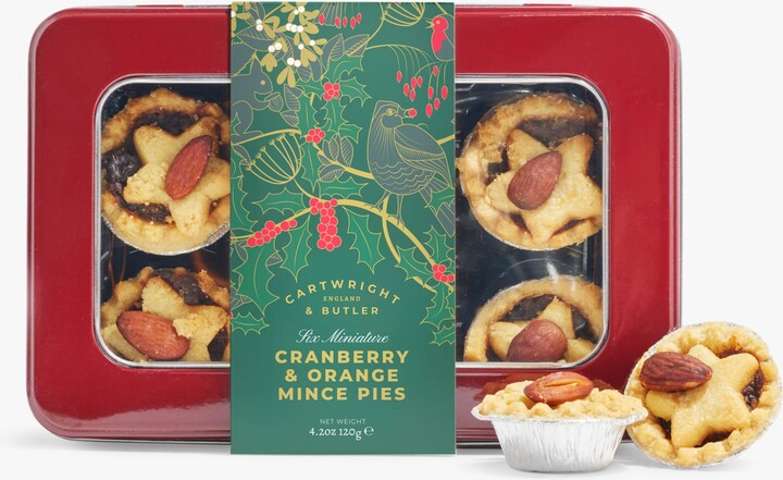 Cartwright & Butler Cranberry & Orange Mini Mince Pies - ShopStyle Food ...