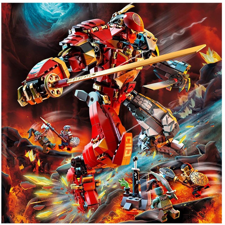 Lego Ninjago 71720 Fire Stone Mech Ninja Action Figure - ShopStyle