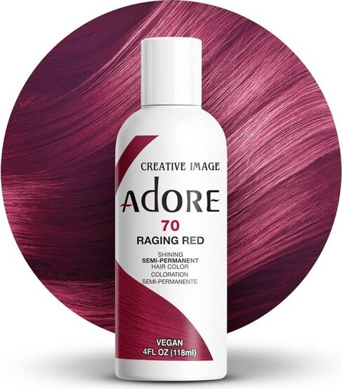 Adore Creative Image Semi-Permanent Hair Color - 70 RAGING RED - Haircolor Dye - ShopStyle ...
