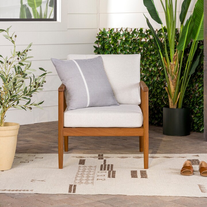 Middlebrook Designs Middlebrook Solid Wood Outdoor Spindle Lounge Chair ...