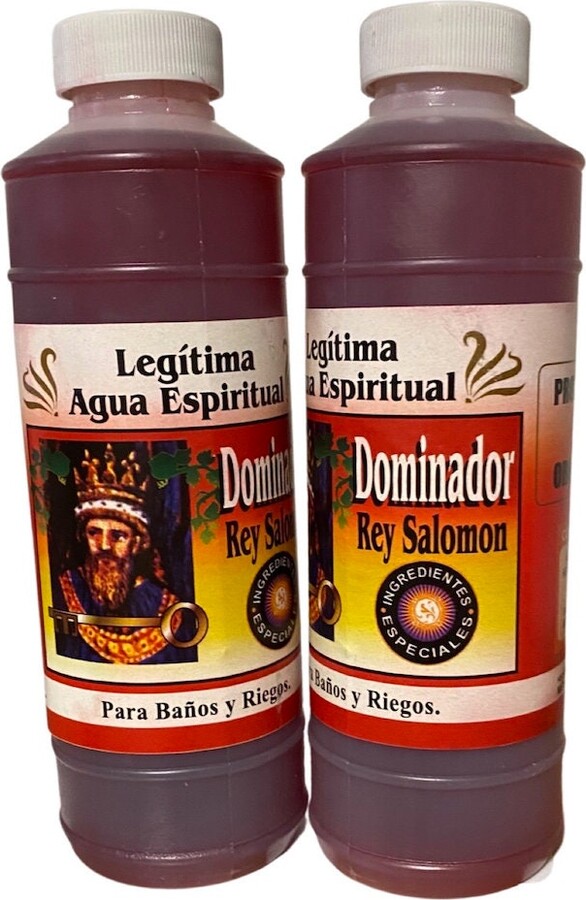 Etsy Rey Salomon Dominador Agua Espiritual Para Limpias -King Solomon ...