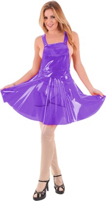 Generic Maid Equipment Dress PVC Transparent See-Through Waterproof A ...