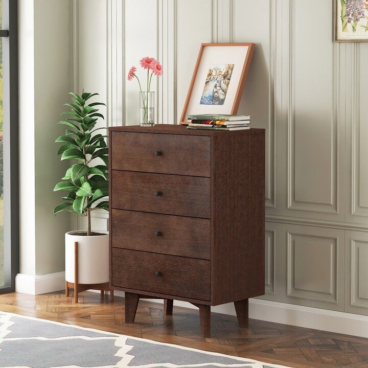 TiramisuBest 4-Drawer Wooden Storage Chest Locker - ShopStyle
