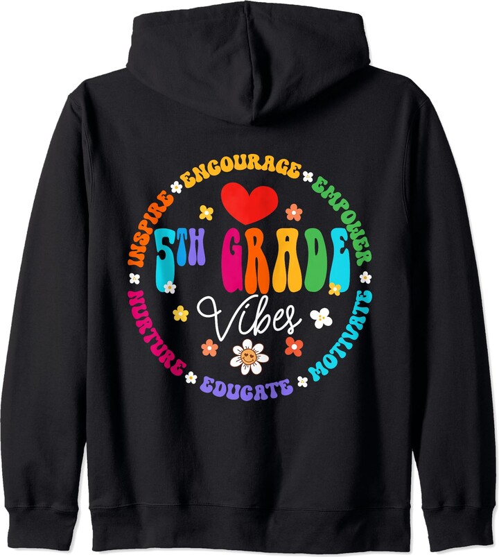 Retro Fifth Grade Back to School For Teachers Fifth Grade Crew 5th ...