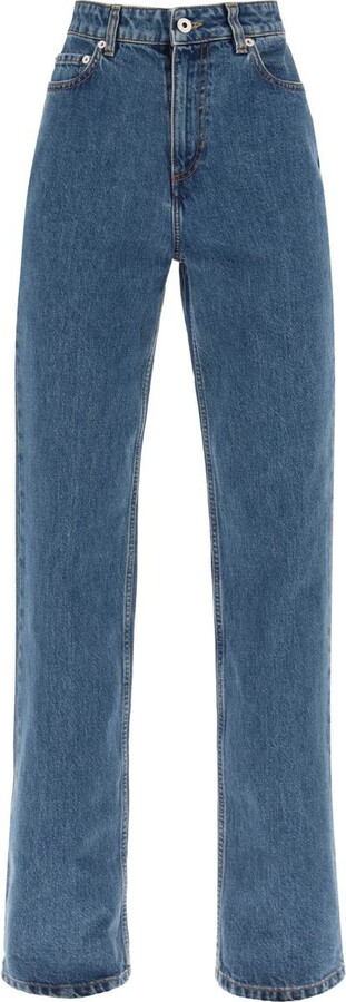 Burberry 'Bergen' Loose Jeans With Straight Cut - ShopStyle