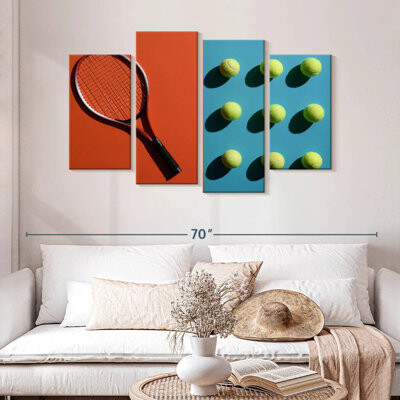 Elephant Stock Tennis Racket And Balls - ShopStyle Decor