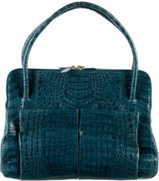 Nancy Gonzalez Crocodile Shoulder Bag - ShopStyle