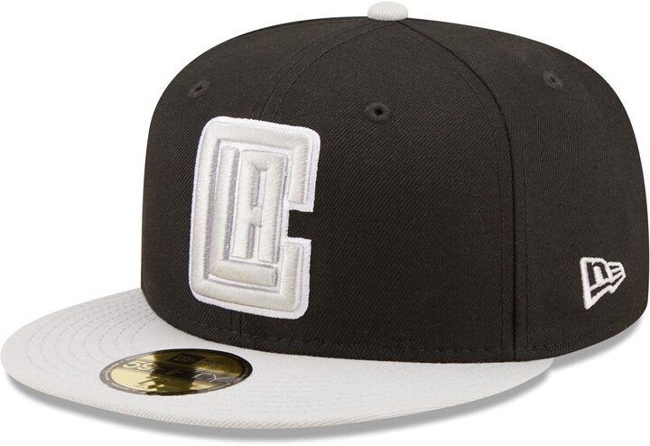 New Era Men's Black and Gray La Clippers Two-Tone Color Pack 59FIFTY ...