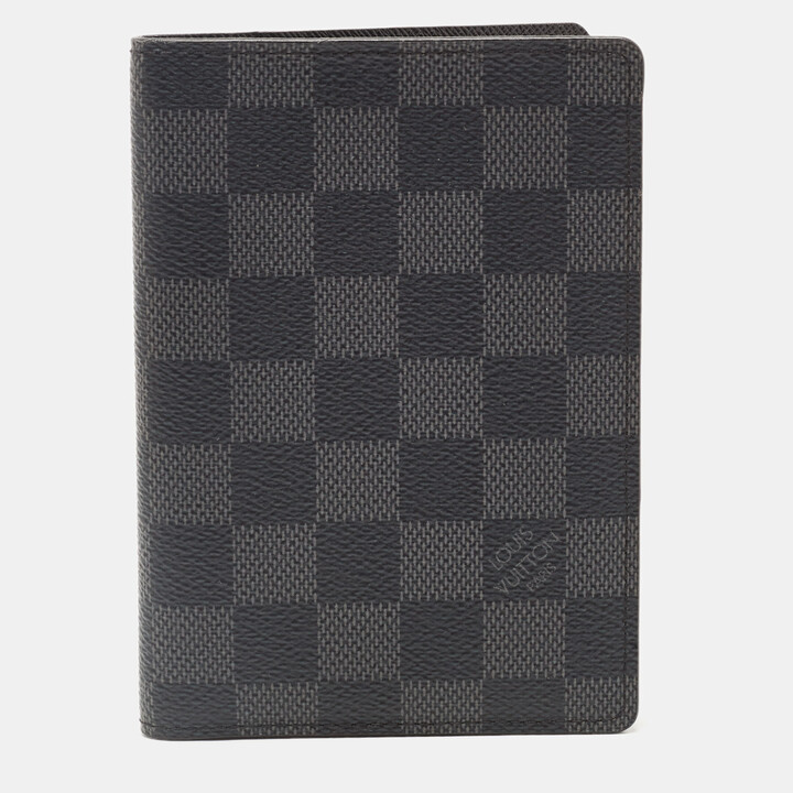 Louis Vuitton Damier Graphite Canvas Passport Cover - ShopStyle Wallets ...