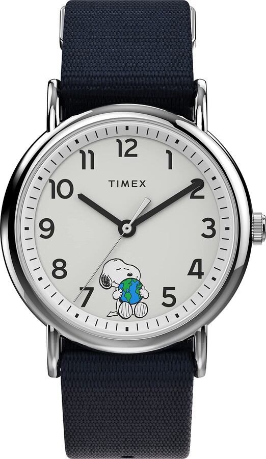Timex Weekender x Peanuts 38mm Watch TW2V07000 - ShopStyle