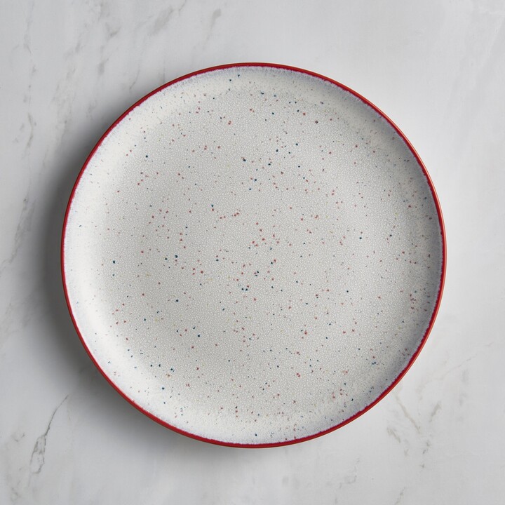 Dunelm Confetti Side Plate White/Red - ShopStyle Dinnerware