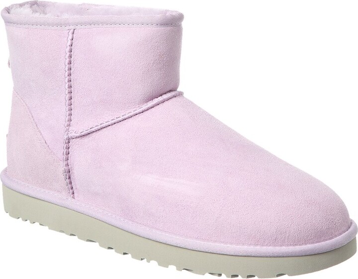 UGG Classic Mini Ii Suede & Shearling Boot - ShopStyle
