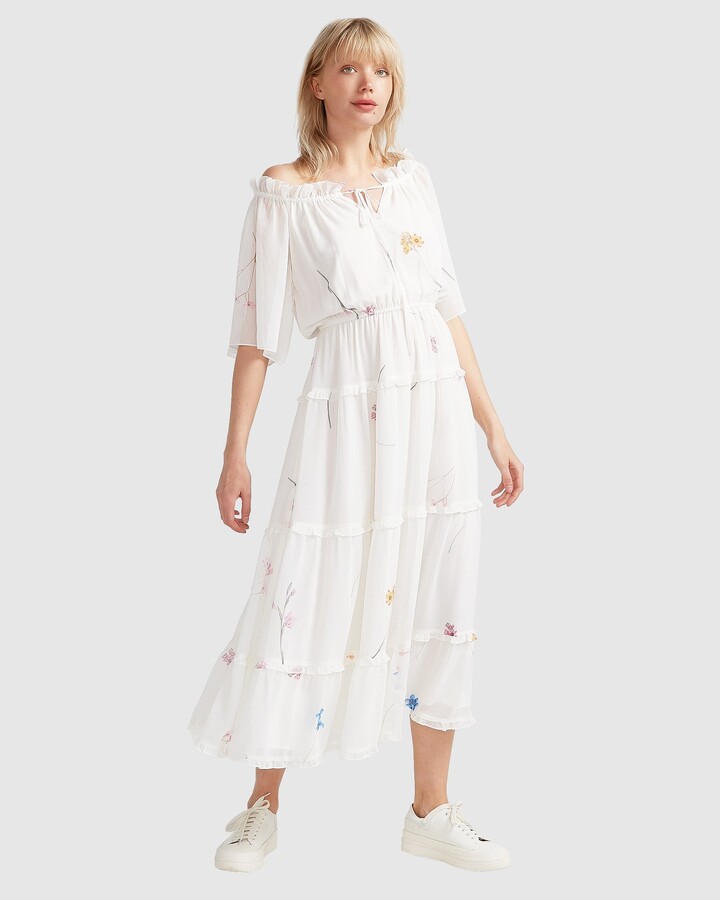 Belle & Bloom La Femme Tiered Maxi Dress - ShopStyle