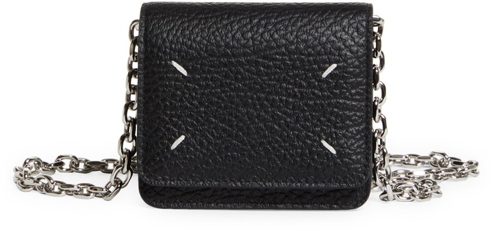 Maison Margiela Small Leather Chain Wallet - ShopStyle