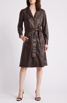 Women's Brown Leather Dresses | ShopStyle