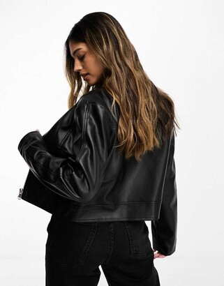 ASOS Women's Leather & Faux Leather Jackets | ShopStyle