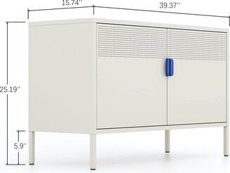 GREATPLANINC Metal Storage Locker Cabinet, Adjustable Shelves Free ...