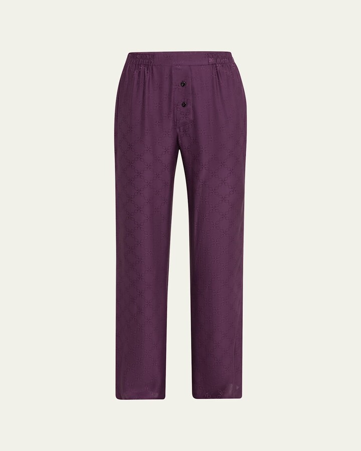 Kiki de Montparnasse Handcuff Jacquard Boxer Pants - ShopStyle Bottoms