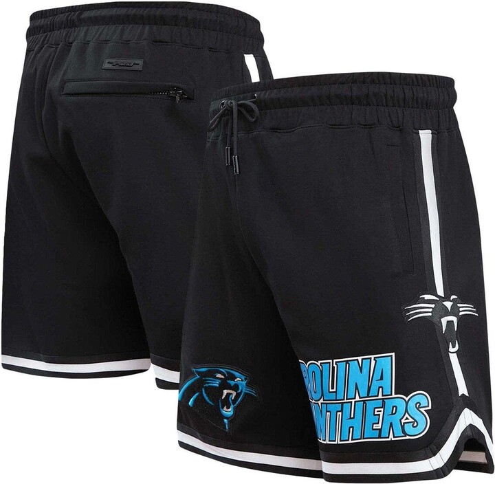 Men's Pro Standard Black Carolina Panthers Classic Chenille Shorts ...