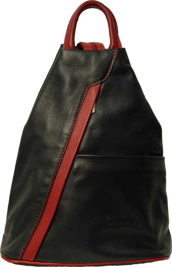 RS.FASHIONS Vera Pelle Genuine Soft Italian Leather Backpack Rucksack ...
