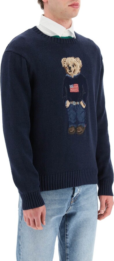 Polo Ralph Lauren Polo Bear Cotton-Linen Sweater - ShopStyle