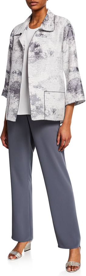 Caroline Rose Glisten Up Open-Front Topper Jacket - ShopStyle