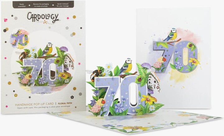 Cardology Pop Up 70th Birthday Card - ShopStyle