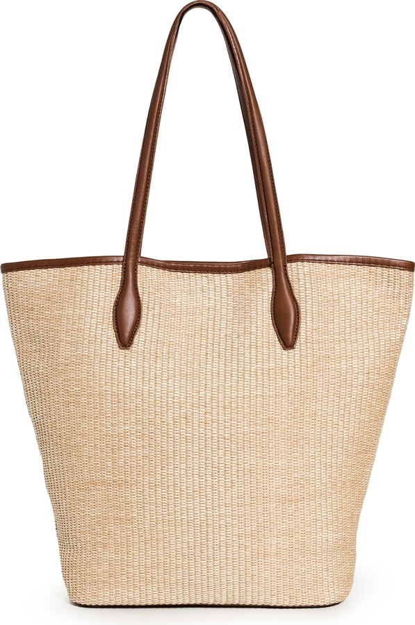 Madewell Straw and Leather Tote - ShopStyle