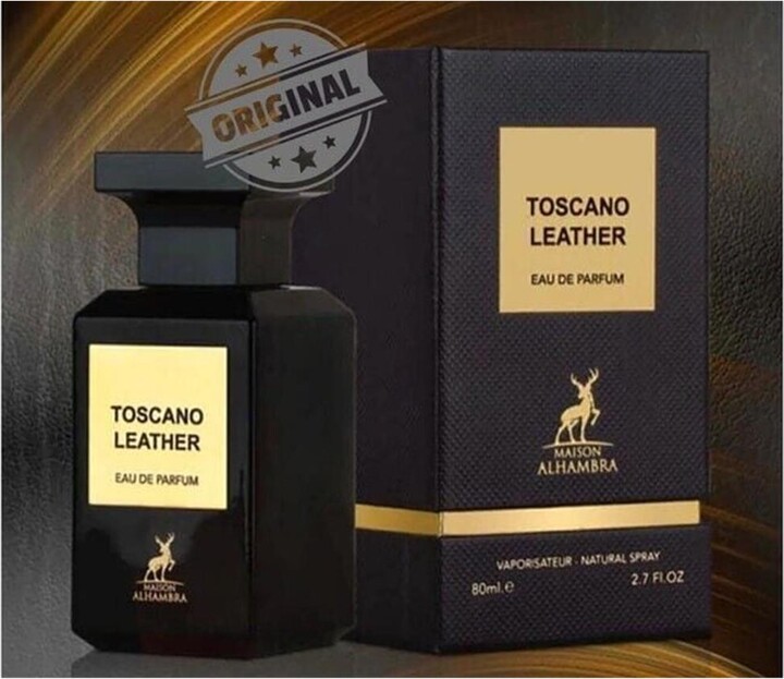 2.7 oz Men Maison Alhambra Tascano Leather Eau De Parfum Spray - ShopStyle Fragrances