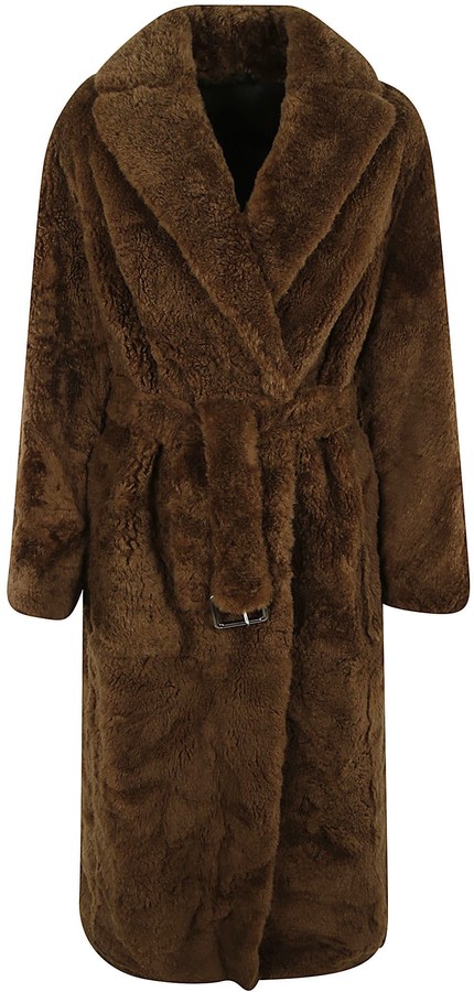 Brunello Cucinelli Fur Applique Trench - ShopStyle Coats