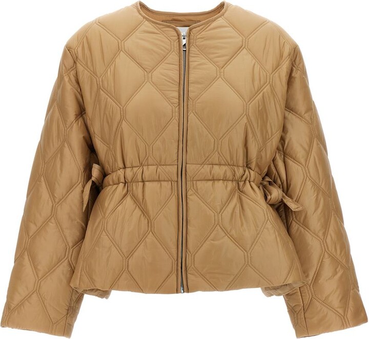 Ganni Quilted puffer jacket - ShopStyle