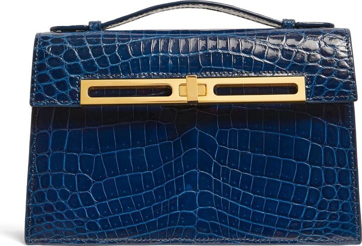 Llora Mini Crocodile Emma Top-Handle Bag - ShopStyle
