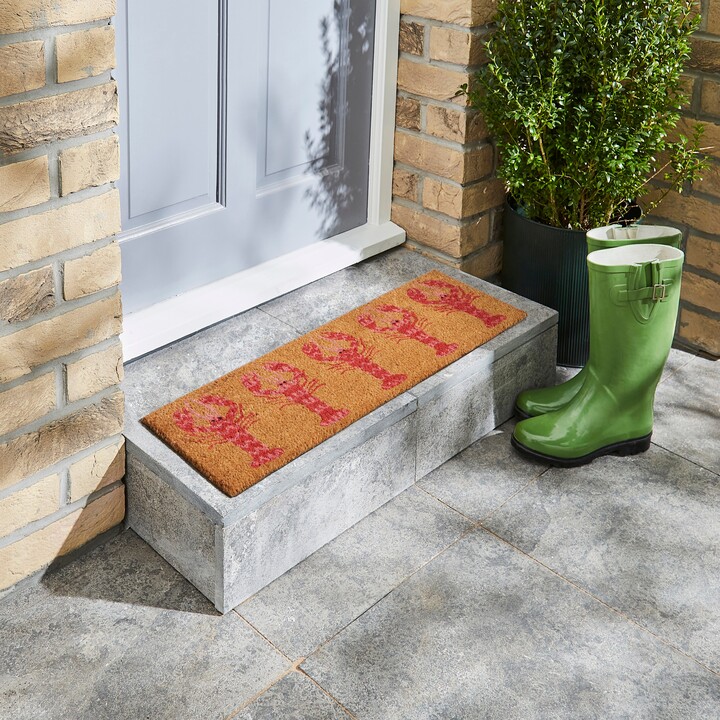 Dunelm Lobster Coir Outdoor Step Mat MultiColoured - ShopStyle Rugs