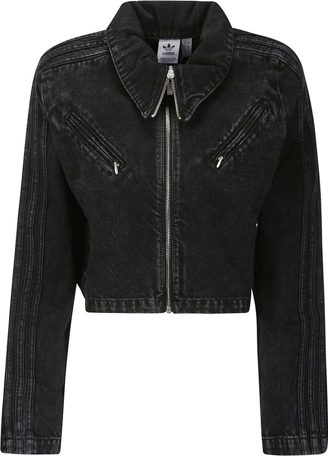 adidas Montreal Cropped Denim Jacket - ShopStyle