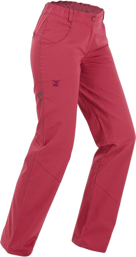 Simond Decathlon Cotton Stretch Climbing Trousers Vertika - Ruby ...