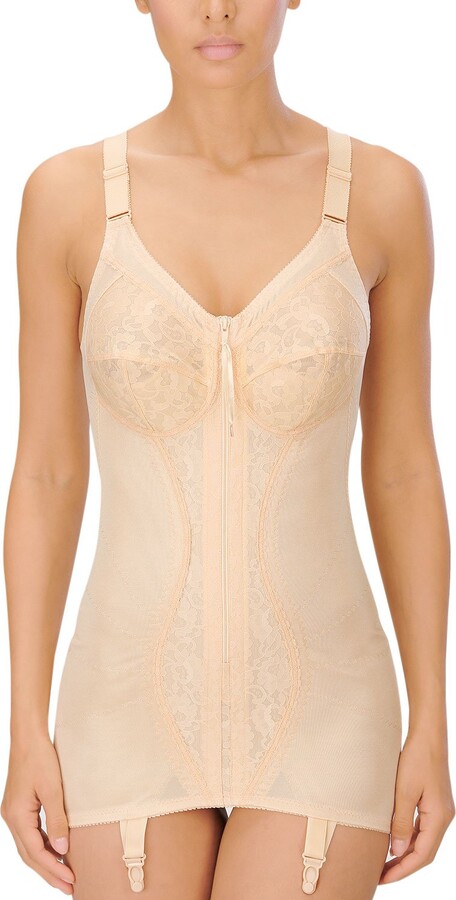 Blue Label by Naturana Naturana Women's Non-Wired Open Bottom Corselette 3011 Beige 36B ...