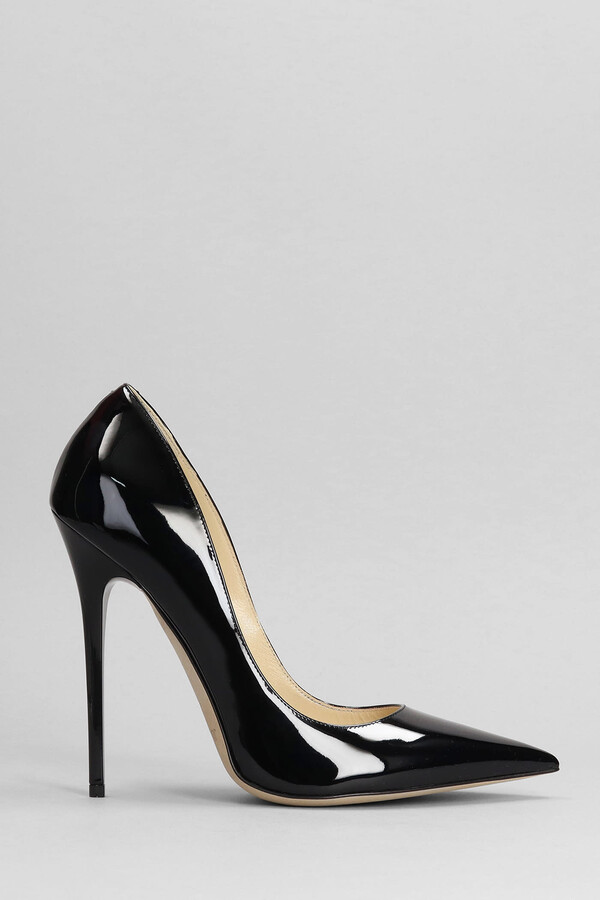 Jimmy Choo Anouk Pumps In Black Patent Leather - ShopStyle