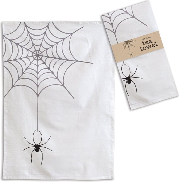 Rescue Tales Spooky Halloween Flour Sack Tea Towels - STYLE: SPIDER ...