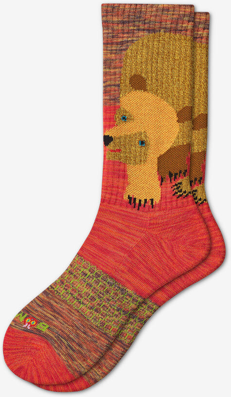Bombas Adult Eric Carle Big Brown Bear Calf Socks - Large - Unisex ...