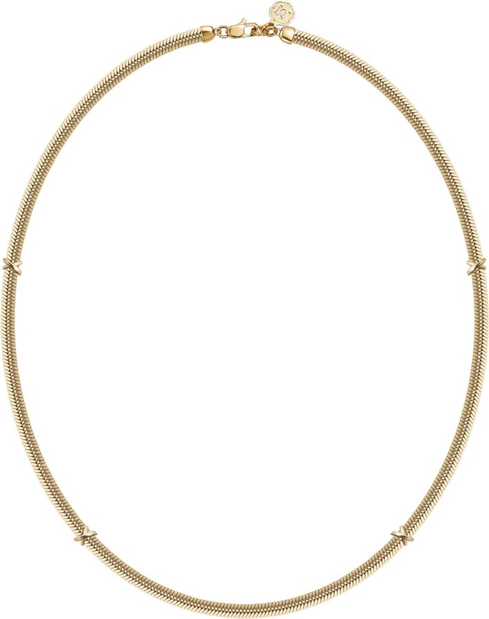 Me30 Minimalism Boa Snake Chain Necklace - Gold - ShopStyle