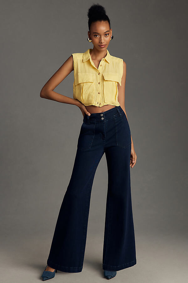 Maeve The Naomi High-Rise Wide-Leg Jeans - ShopStyle